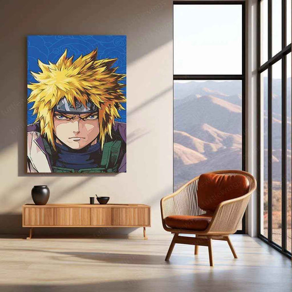 Minato Namikaze Poster – Legendary Hokage Artwork - TURTLEWINGS
