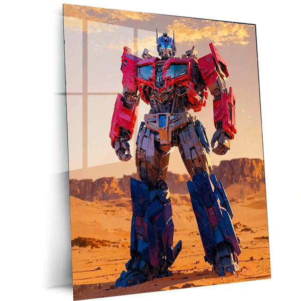 Optimus Prime Transformer Metal Poster – Epic Wall Art – TURTLEWINGS