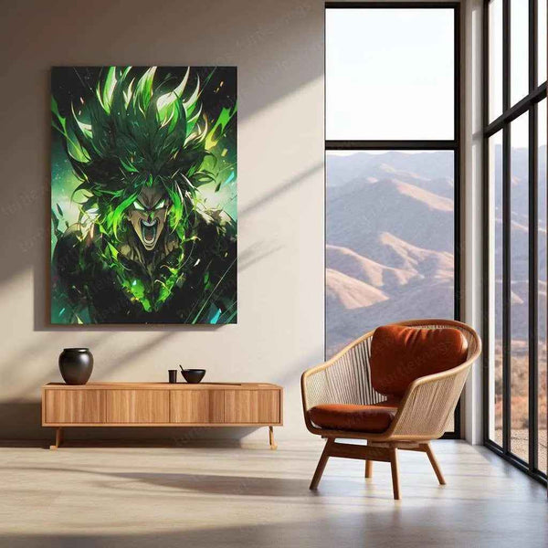 Dragon Ball Super: Broly Metal Poster | Goku vs. Broly Anime Wall Art ...