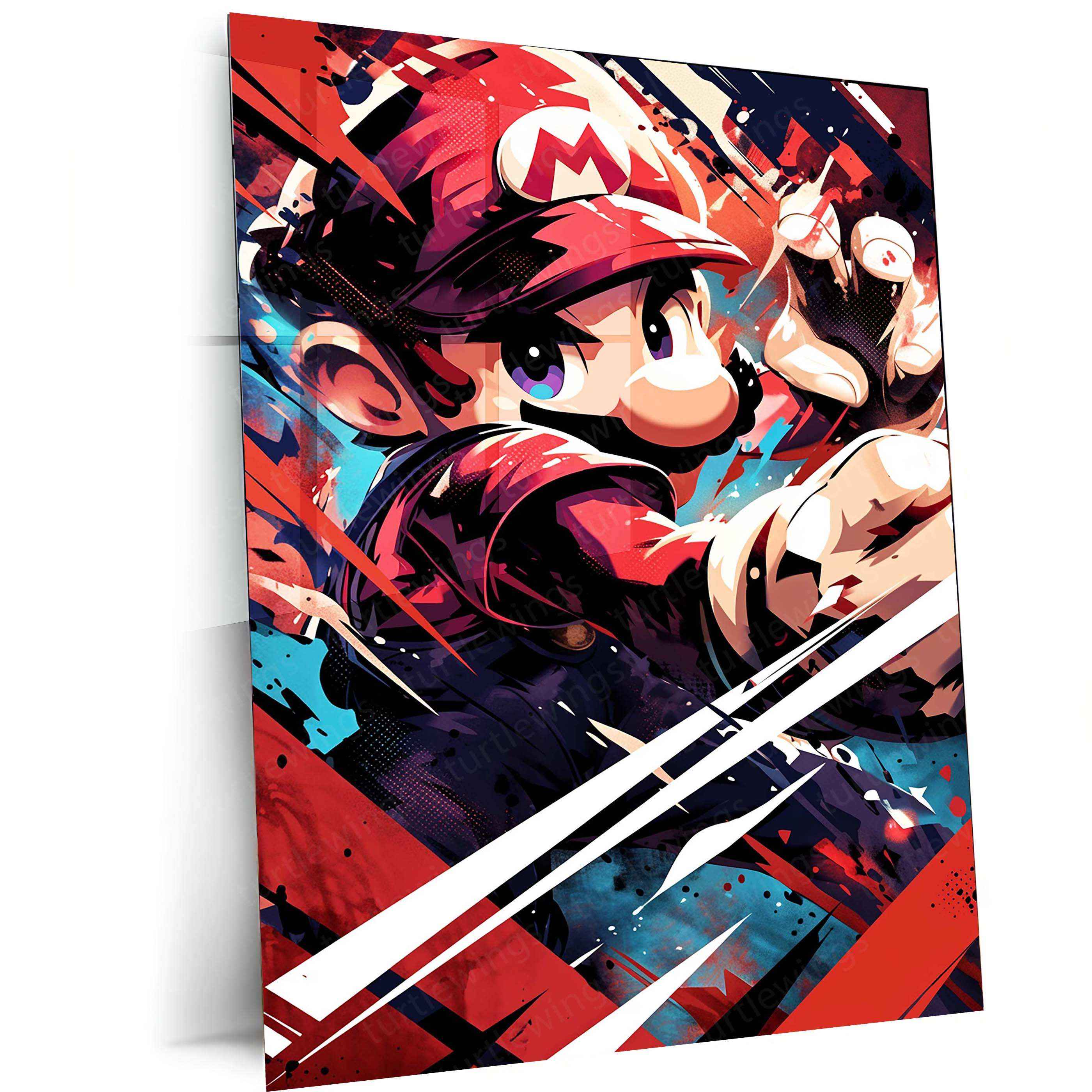 Mario Metal Poster – Iconic Super Mario Character Wall Art | Legendary ...