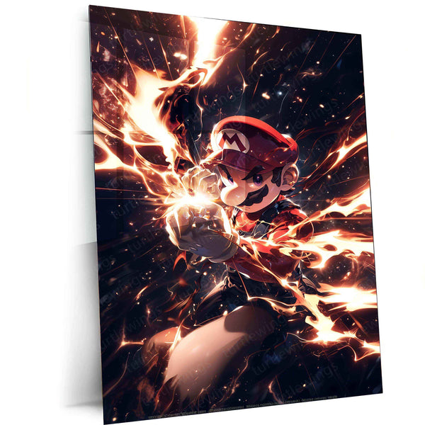 Mario Metal Poster – Iconic Super Mario Character Wall Art | Legendary ...