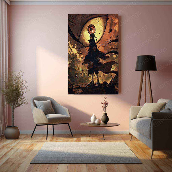 Obito Uchiha Metal Poster – The Shinobi Who Endured the Darkness ...