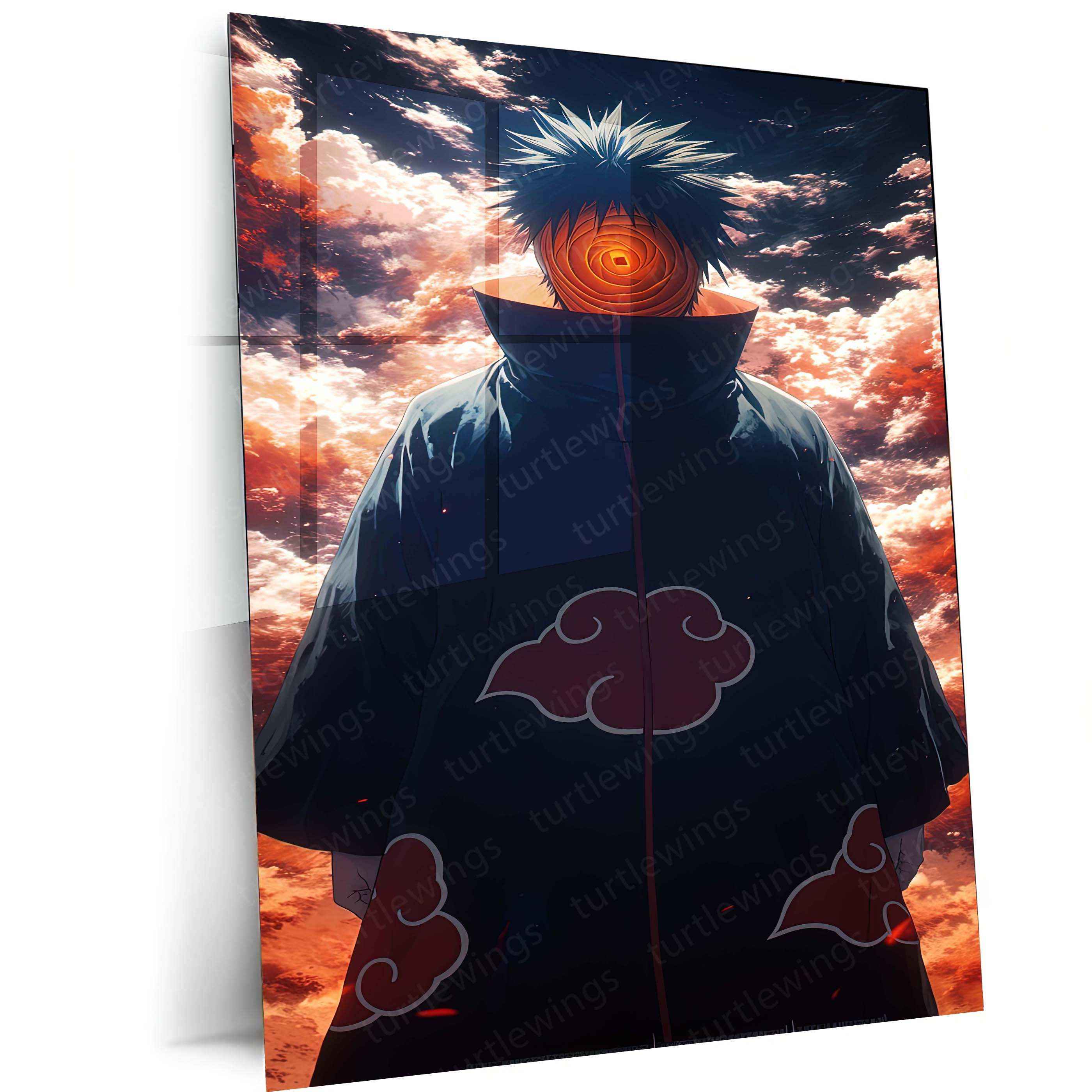 Obito Uchiha Metal Poster – The Shinobi Who Endured the Darkness (Copy ...