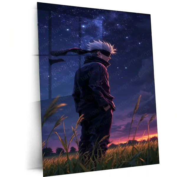 Anime Metal Poster | Satoru Gojo Metal Poster | Jujutsu Kaisen Anime F ...