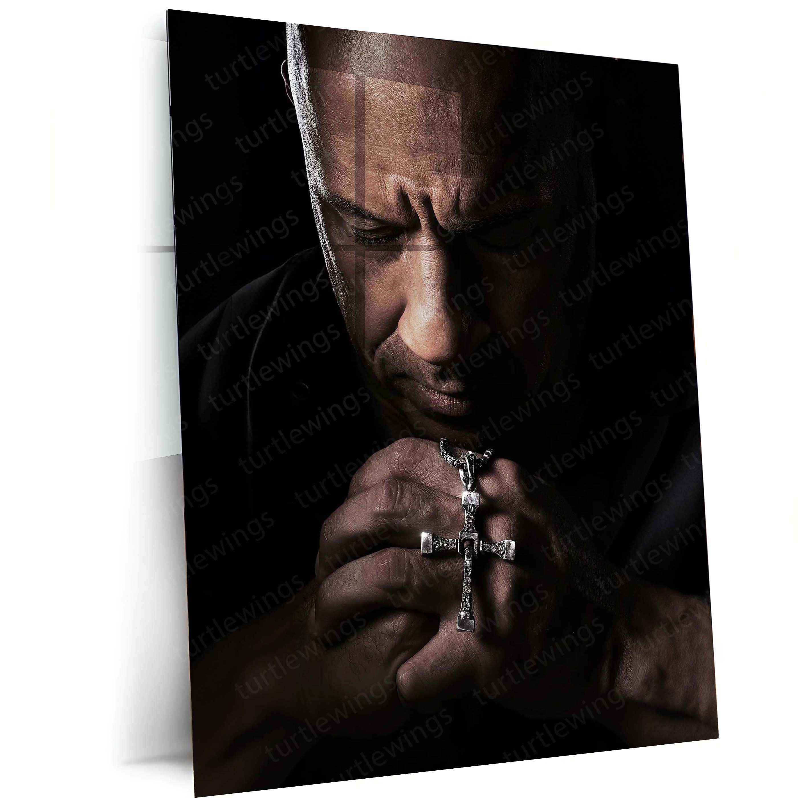 Vin Diesel Metal Poster – Fast & Furious Star | Iconic Action Hero Wal ...